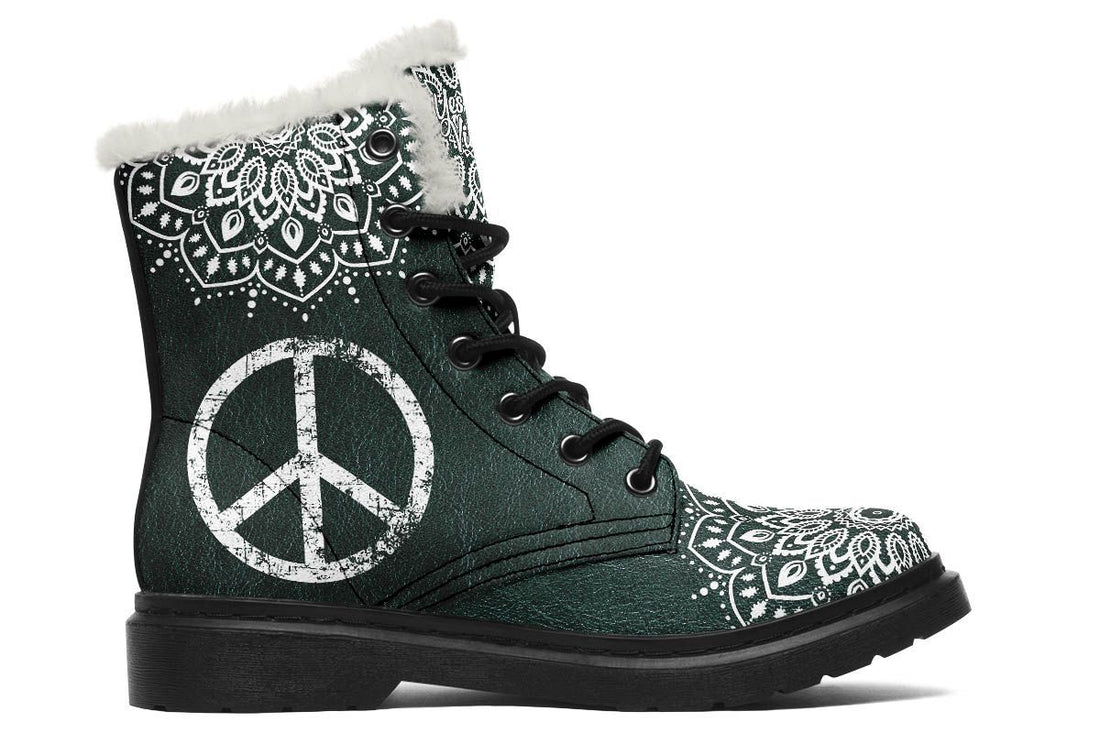 Peace Sign Mandala Teal – Yes We Vibe